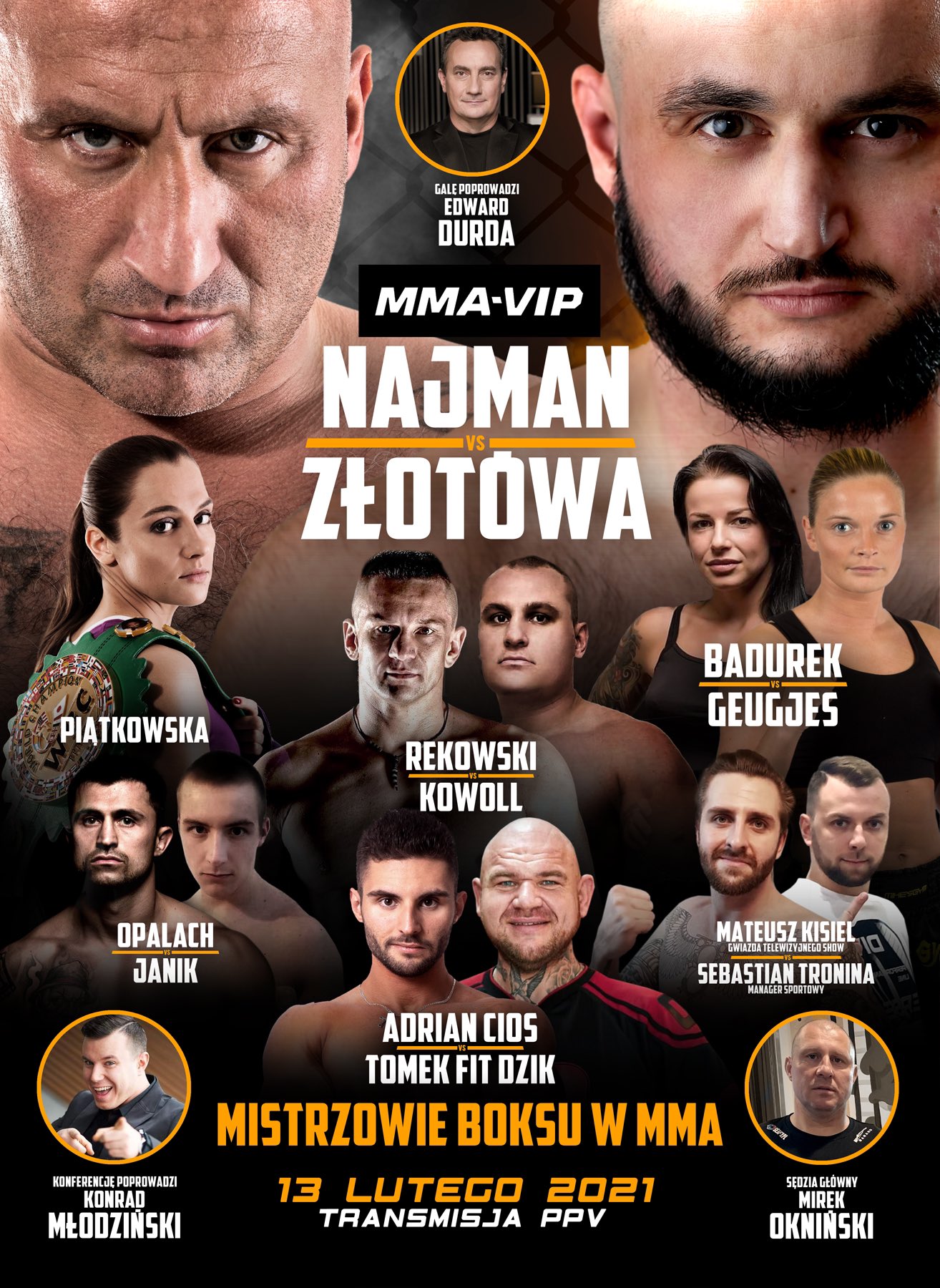 Gala MMA-VIP: Izabela Badurek poznała rywalkę na gali u Najmana ... Gala MMA-VIP: Izabela Badurek poznała rywalkę na gali u Najmana ...