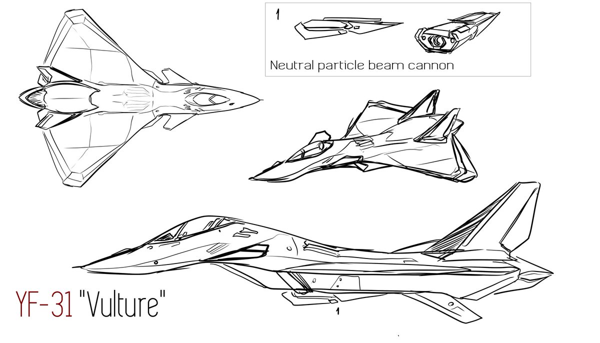 「YF-31 "Vulture" 」|Haon | Commissions Closed (3/3)の漫画