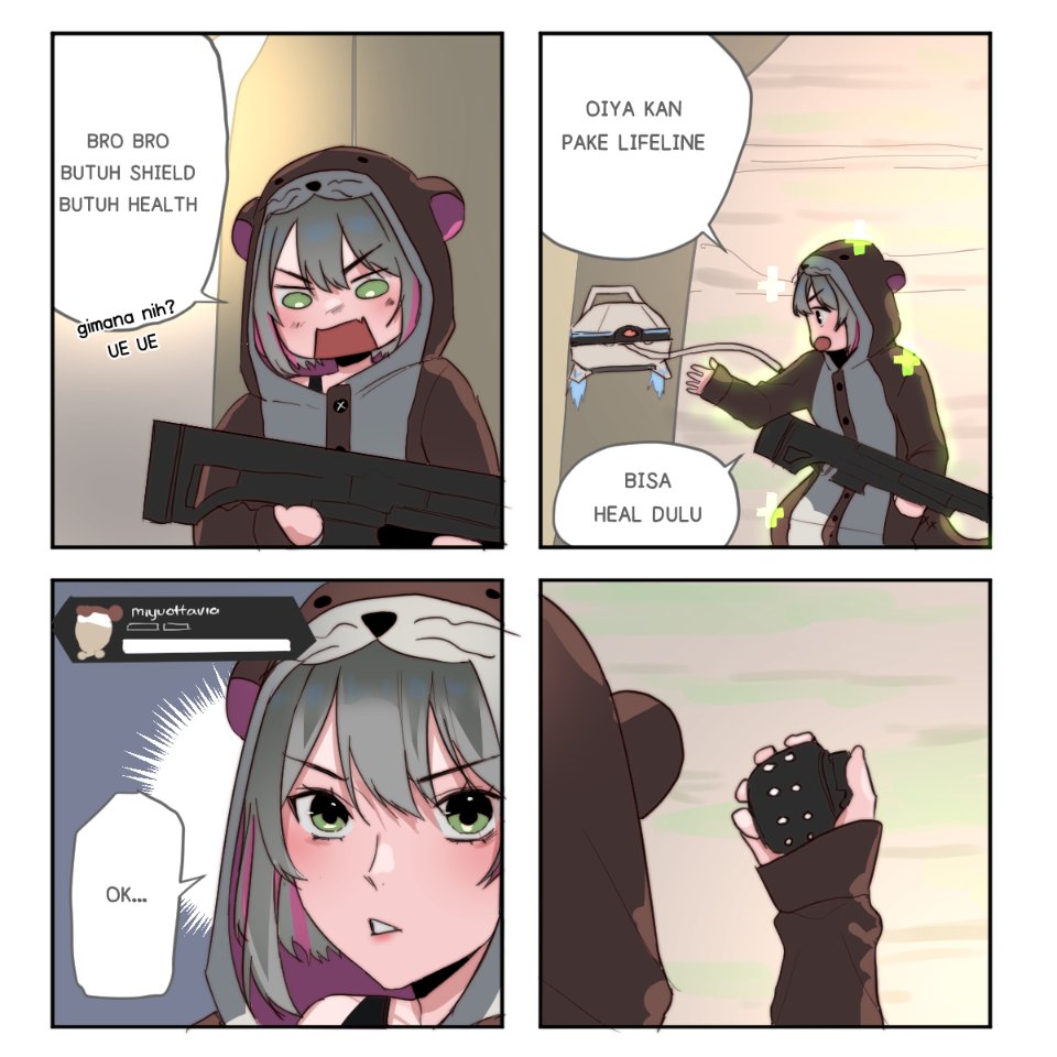 「Miyu stream apex hari minggu kemarin Pro gamer move Healing」Hiehの漫画