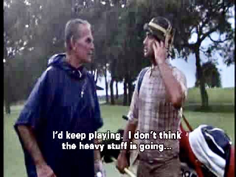 Play Through Caddyshack Rain