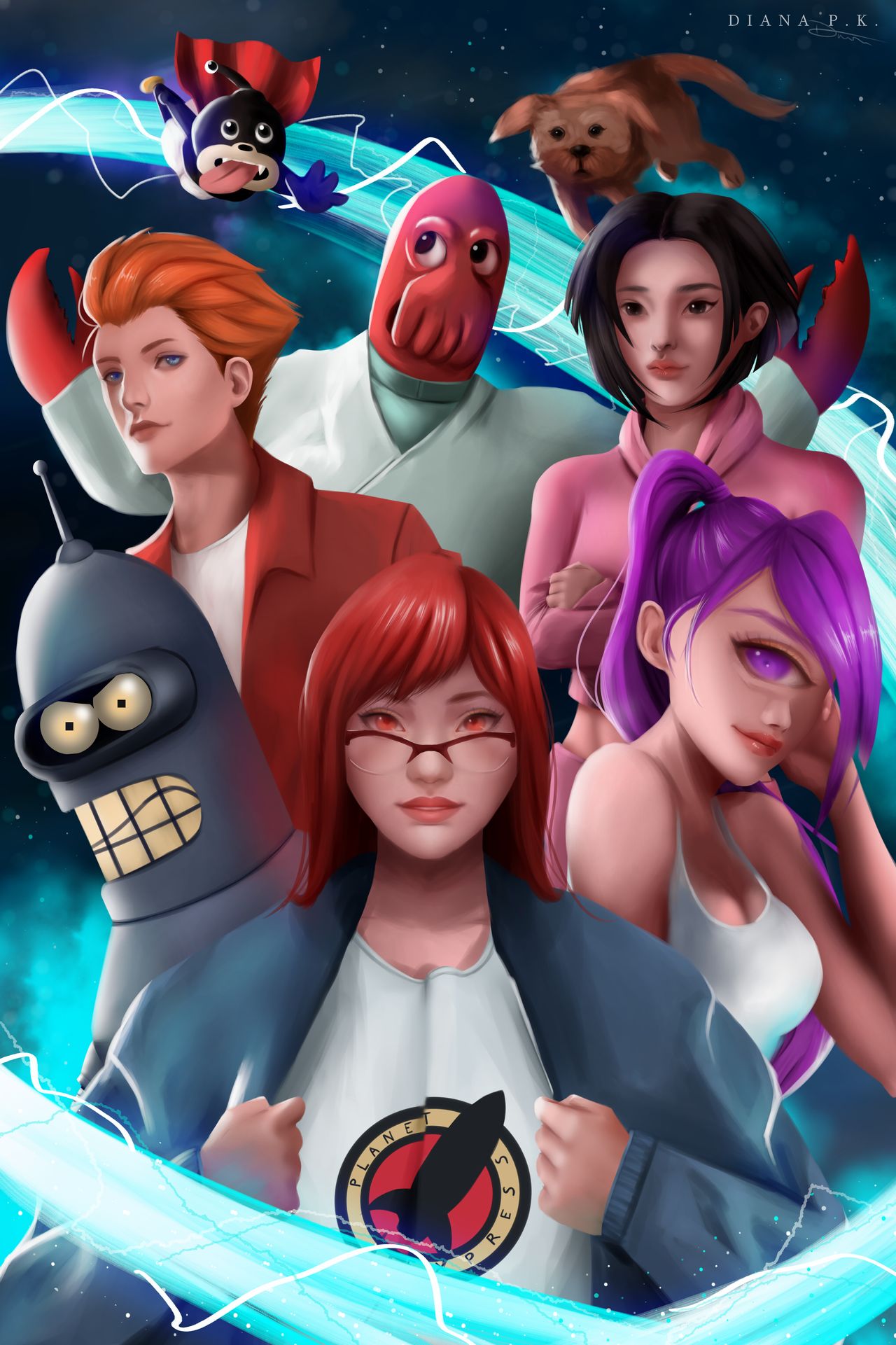 Realistic Futurama Characters