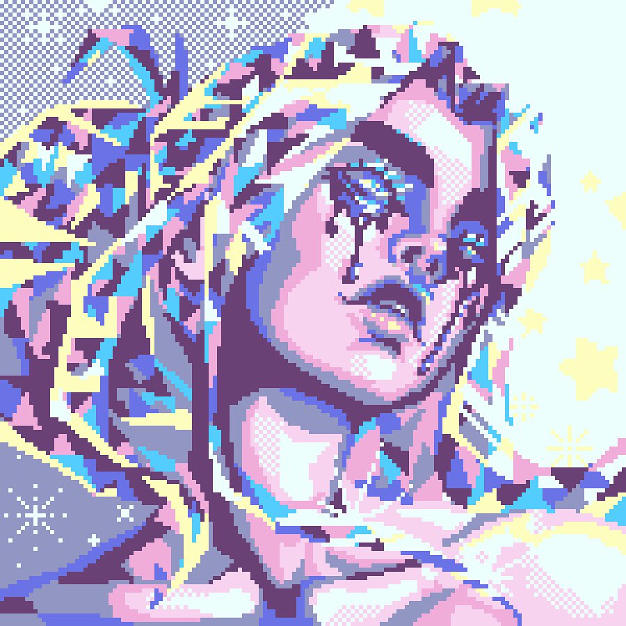 G on Twitter: "hello....... i make cool pixel babes…