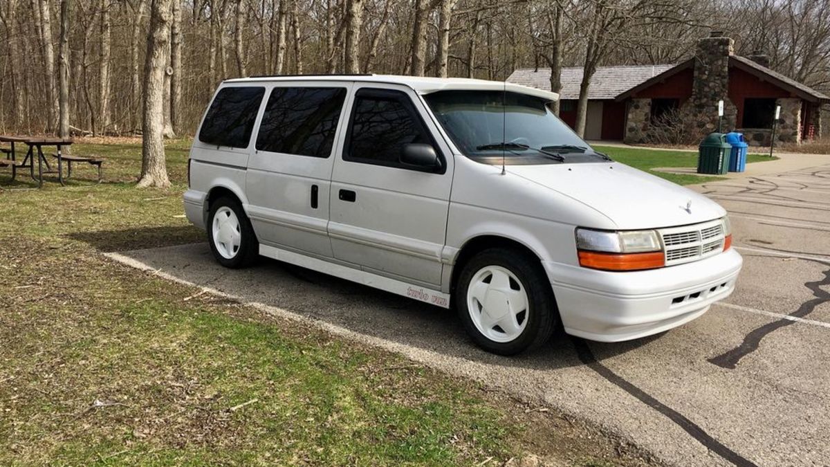 Lowered Dodge Van
