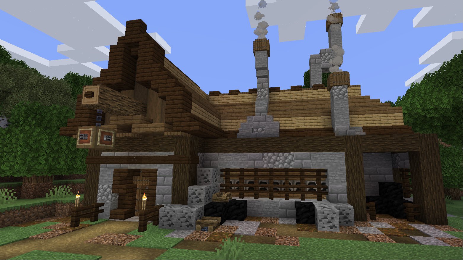 Medieval Blacksmith Shop Minecraft