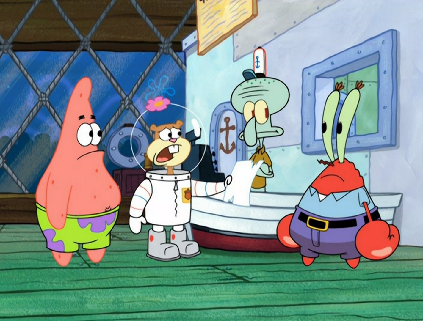 Mr Krabs And Squidward