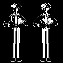 「mmm,, ranboo undertale fight sprite. #ranboofanart #dreamsm」Chrisの漫画