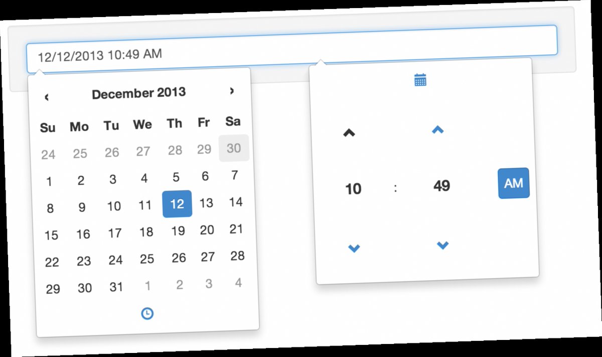 Bootstrap Datetimepicker Min Js File Download Twitter