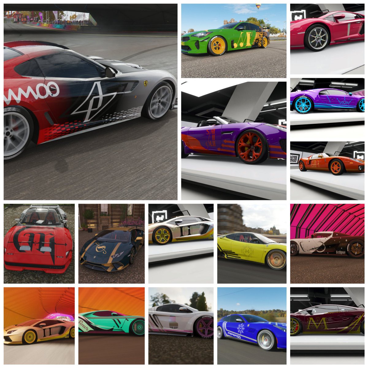 Forza Horizon 4 designer has made car wrappings to different Mamamoo ...