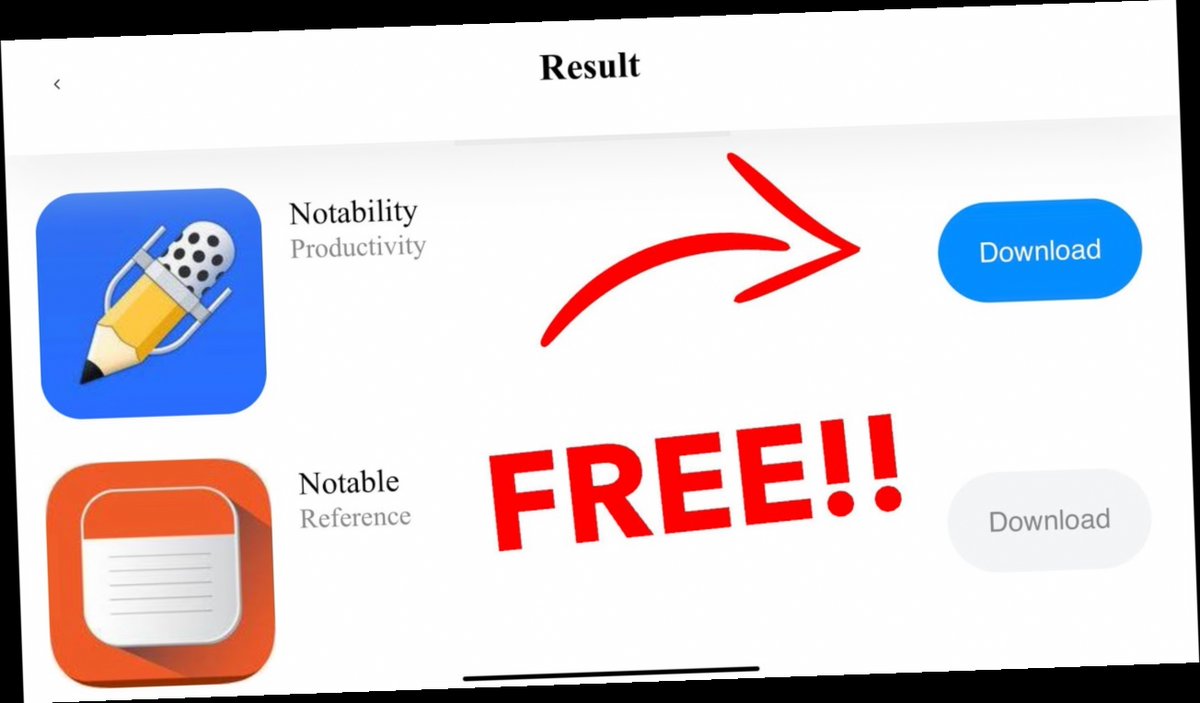 notability download free / Twitter