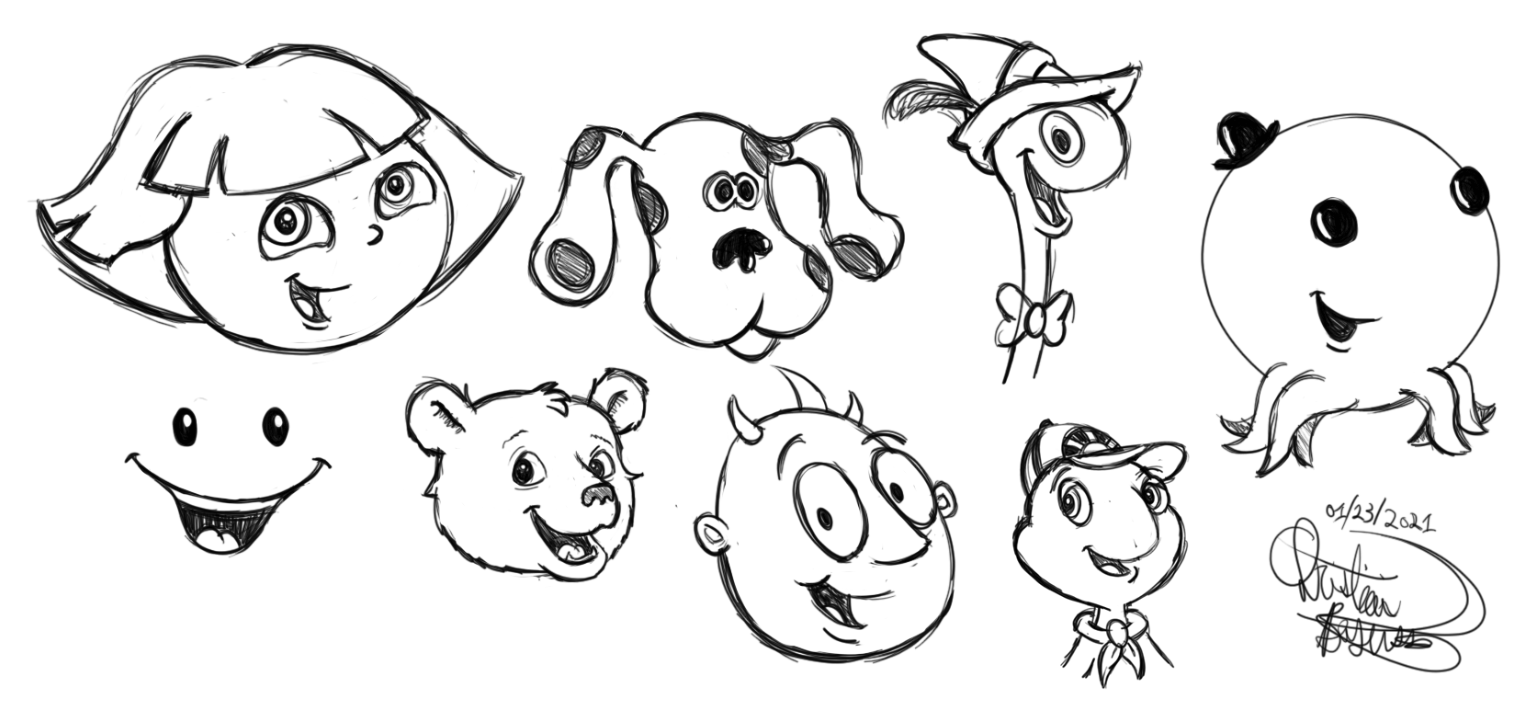 Nick Jr Characters Coloring Pages