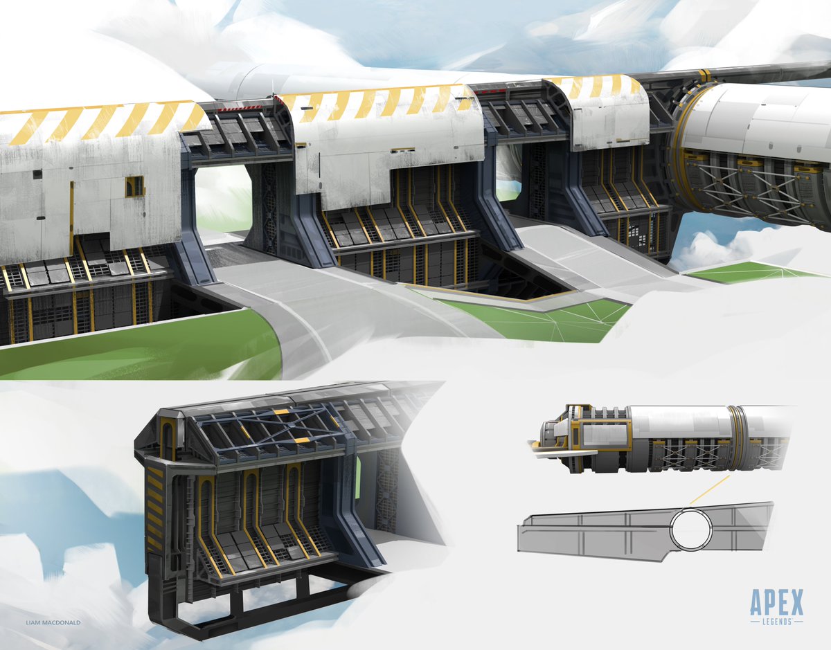 Old Olympus concepts for the rift tunnel : r/apexlegends