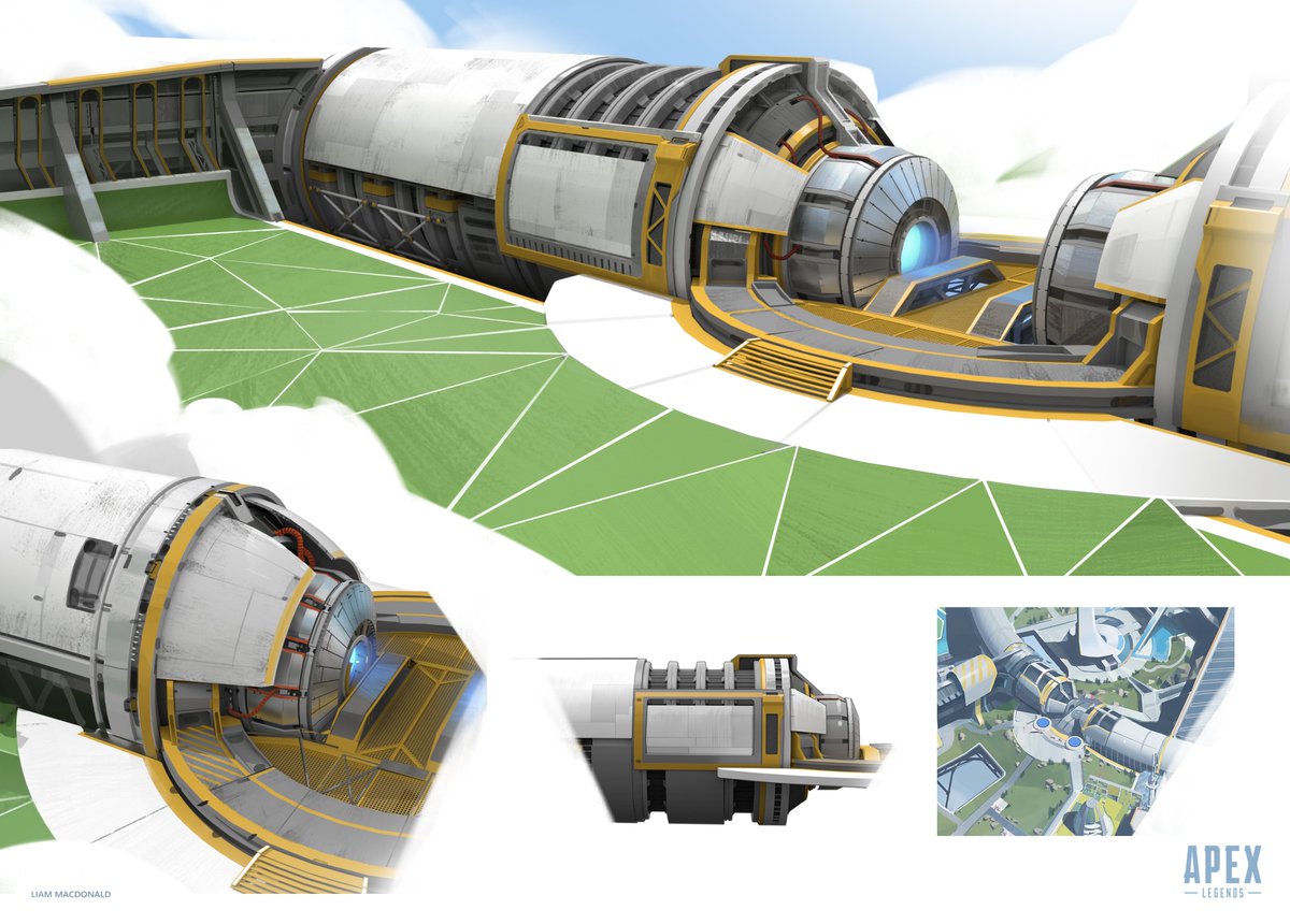 Old Olympus concepts for the rift tunnel : r/apexlegends