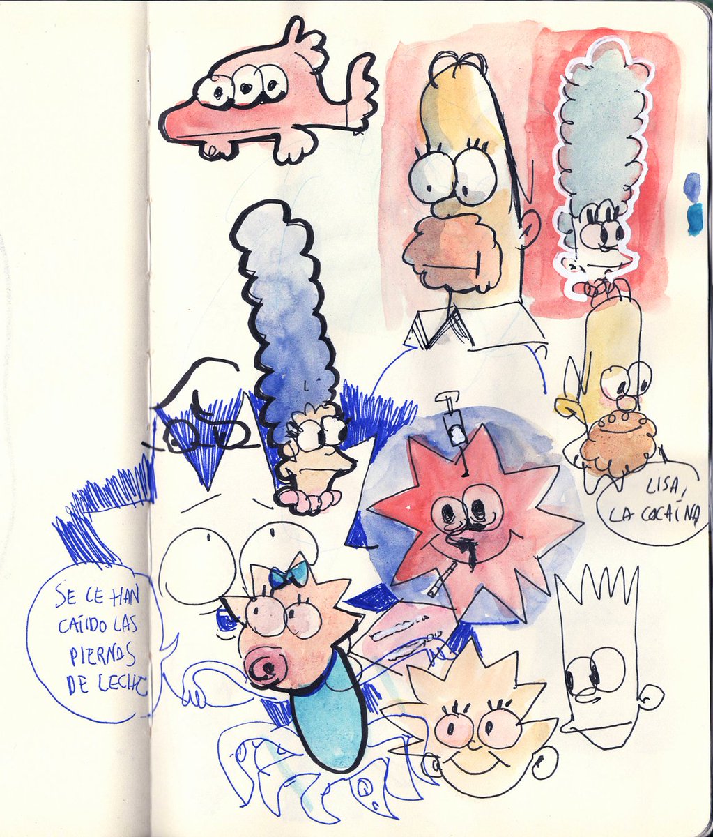 「late night simpsons madness posting 」biscochoの漫画