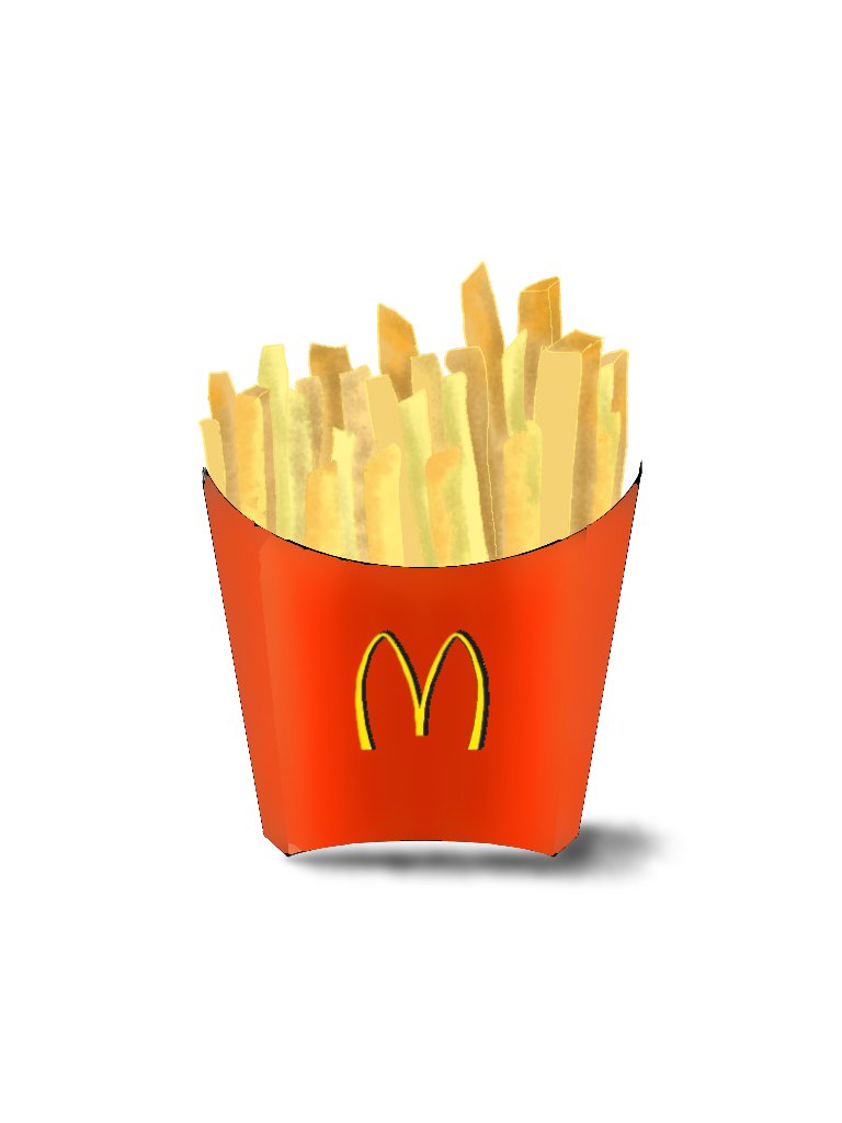 Mcdonalds French Fries Drawing