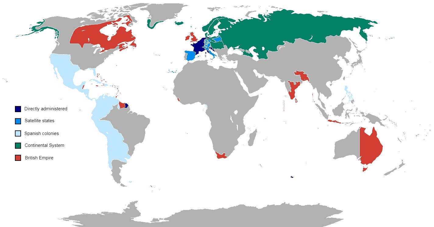 Napoleon Empire Map Age Of Napoleon Timeline | Timetoast Timelines