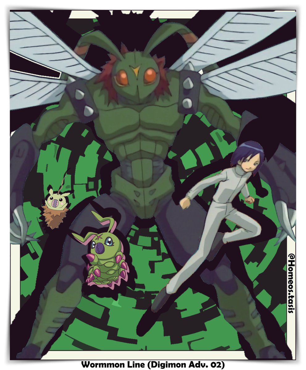 Wormmon Evolution Line