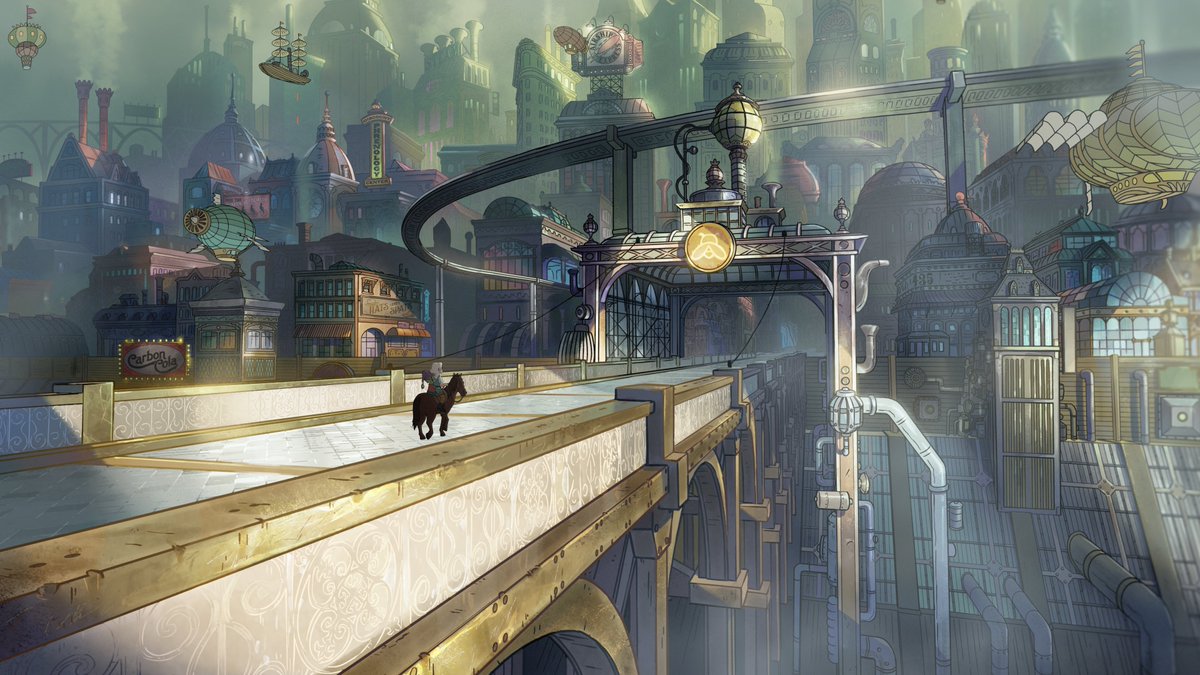 Four images of the steampunk country, Steamland [via Twitter account ...