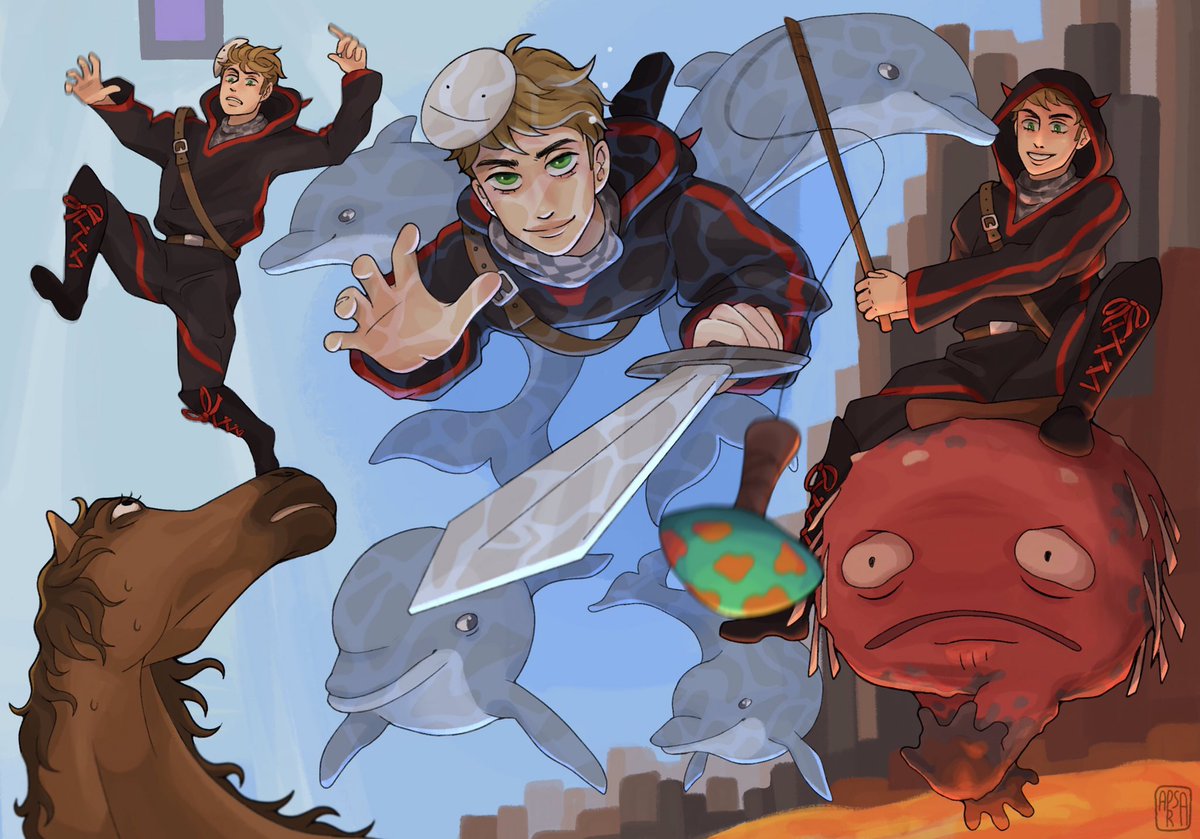 「throwback to my first ever art posted on」|ravのイラスト