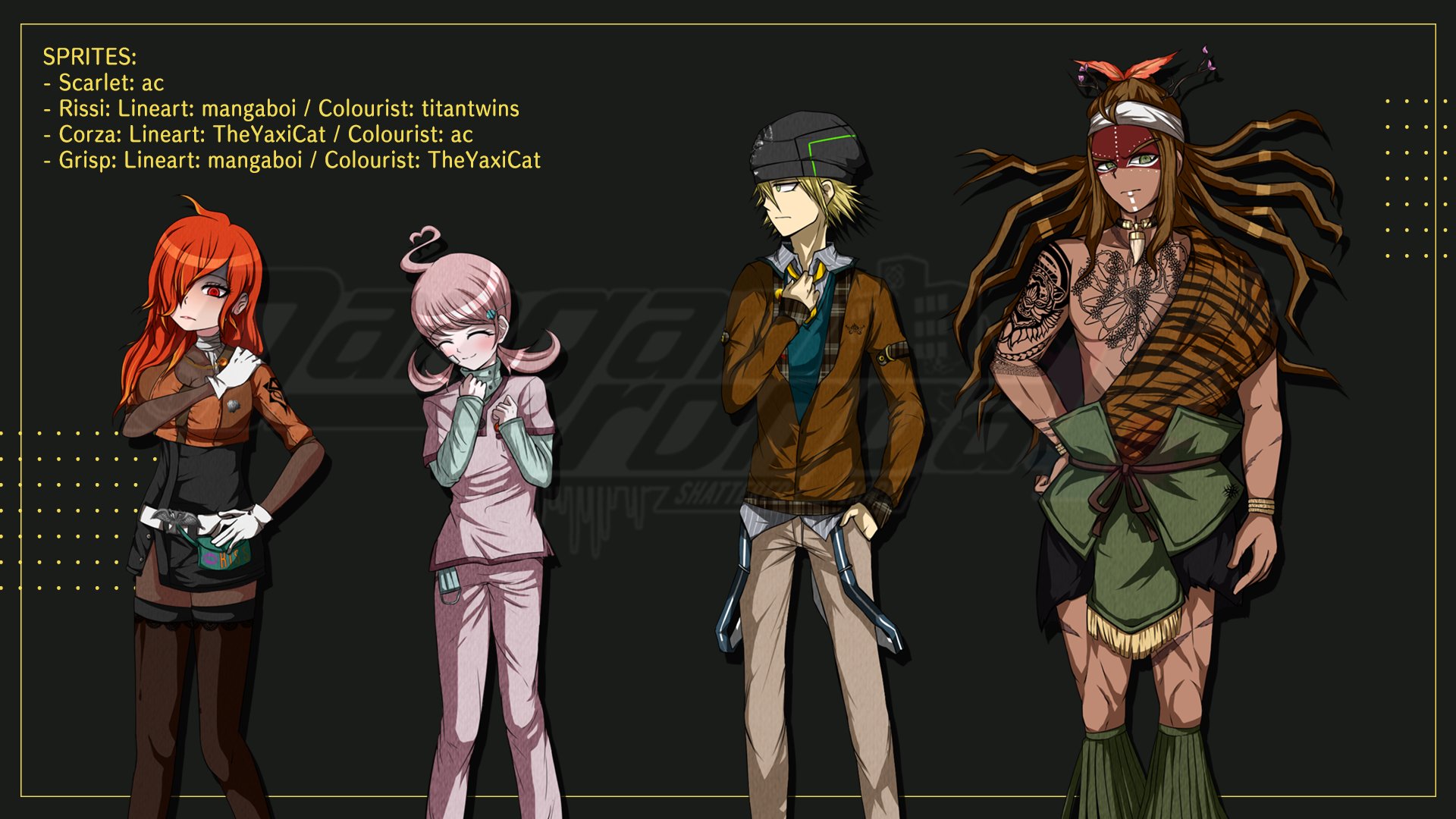 Dangan Ronpa Sprite Base