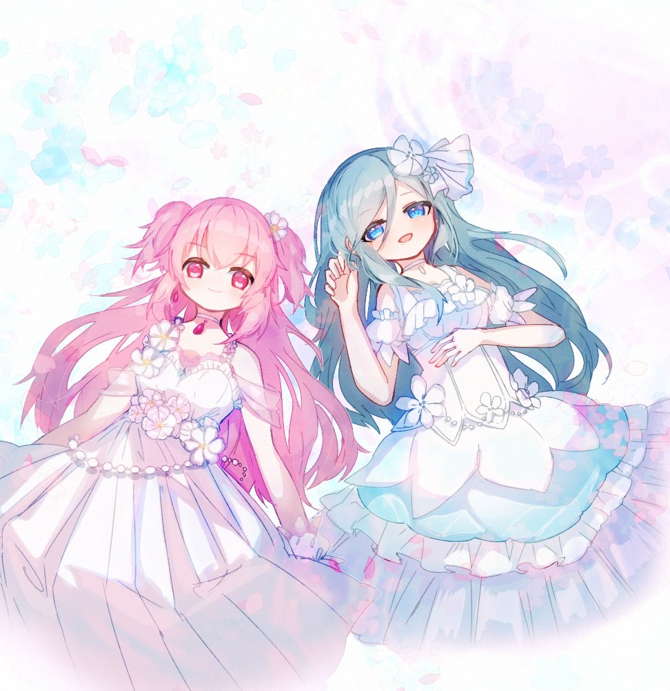 「桃井愛莉と日野森雫 #prsk_FA #モモジャン 」|hotaruのイラスト