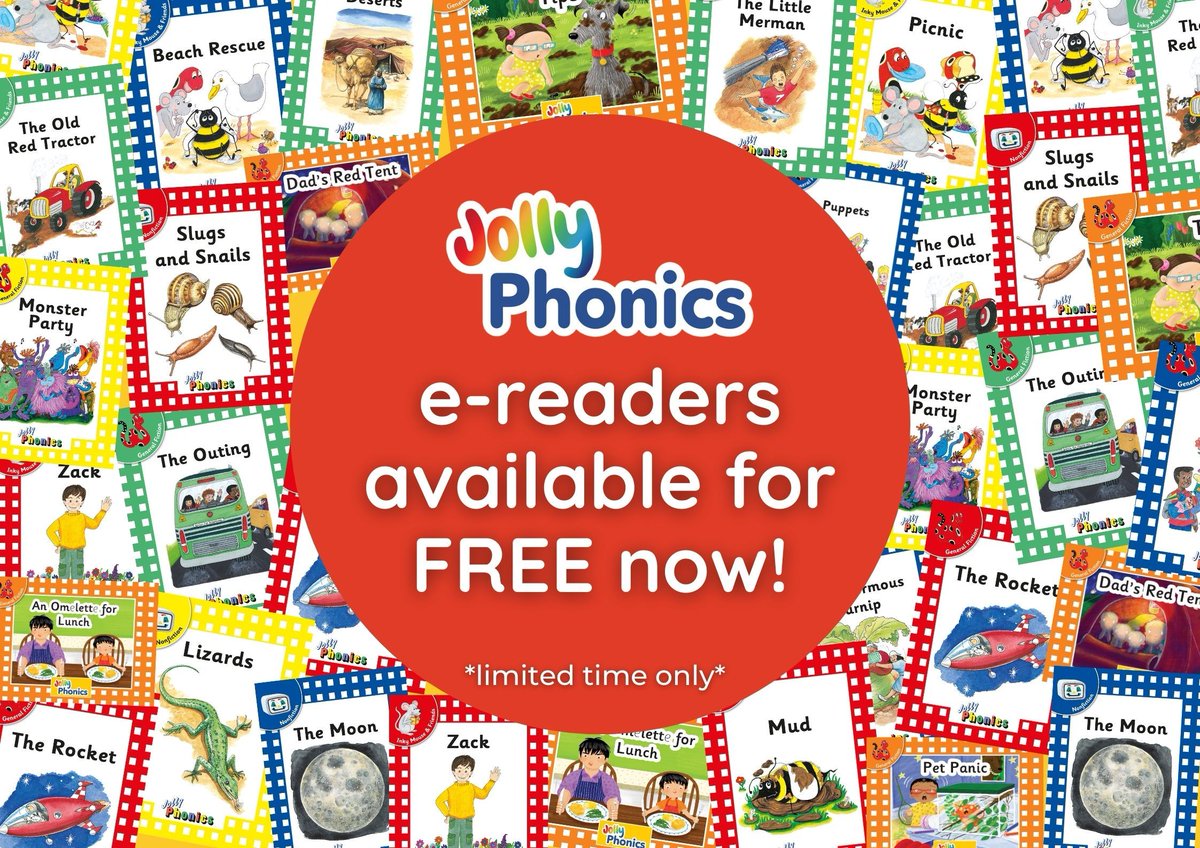 Our Jolly Phonics decodable e-readers are now available to download for ...