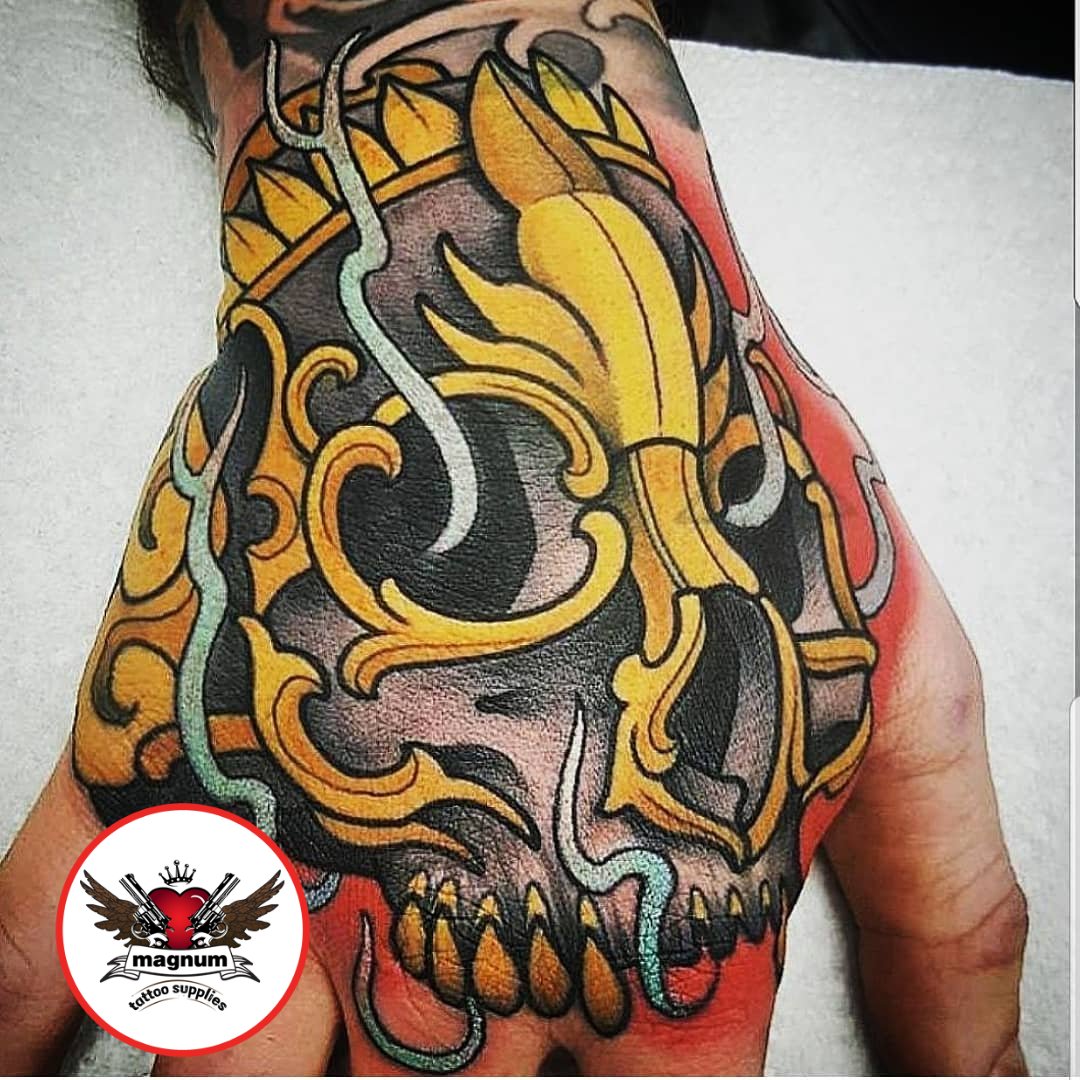 Japanese Skull Tattoo