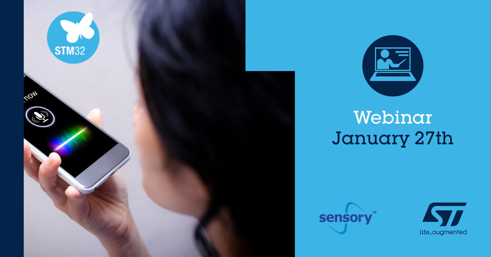 STMicroelectronics on Twitter: "LAST CHANCE to join us for 1-hour #webinar hosted by Sensory # ...