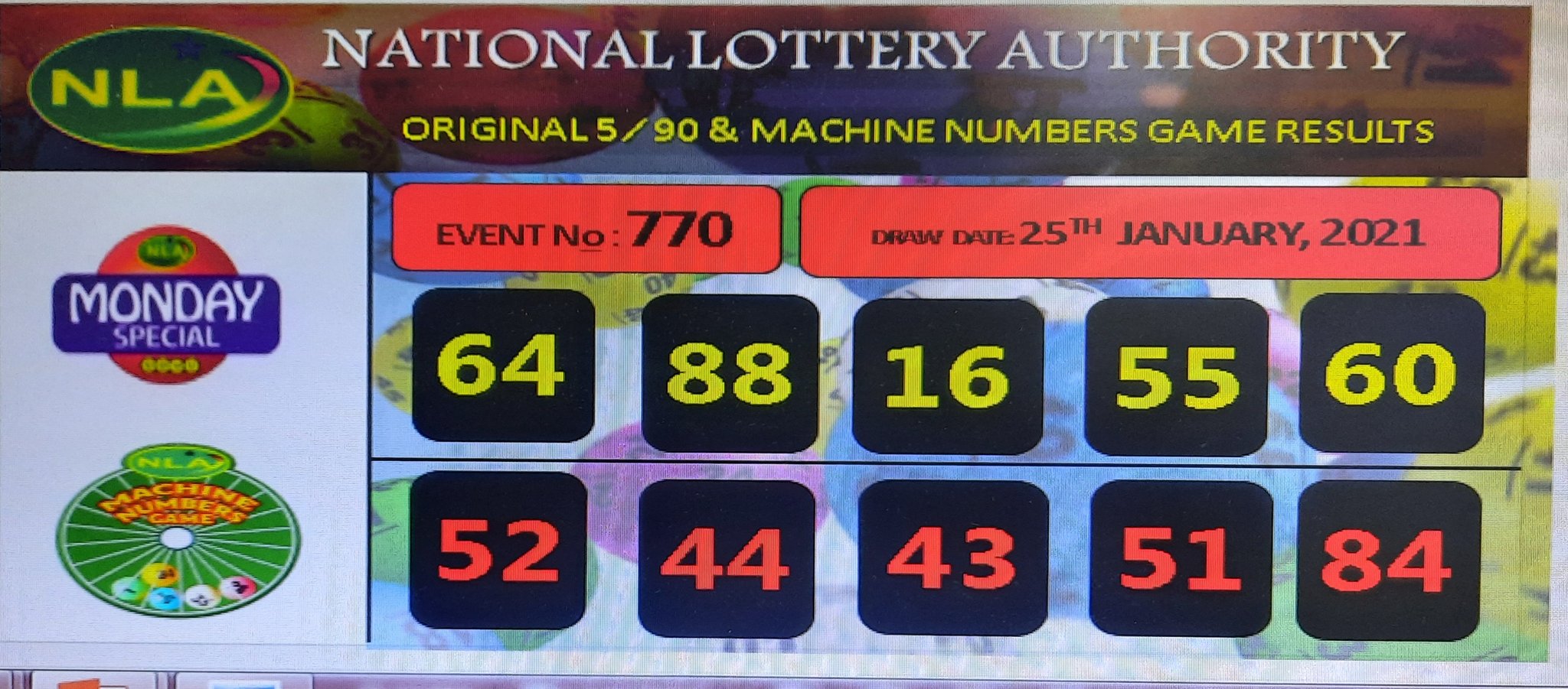 NLA on X Monday Special Results nla lotto lottery today money gh winners cash lmc retailers comeonboard fortune try playtime https t bFoZoLDoSg X