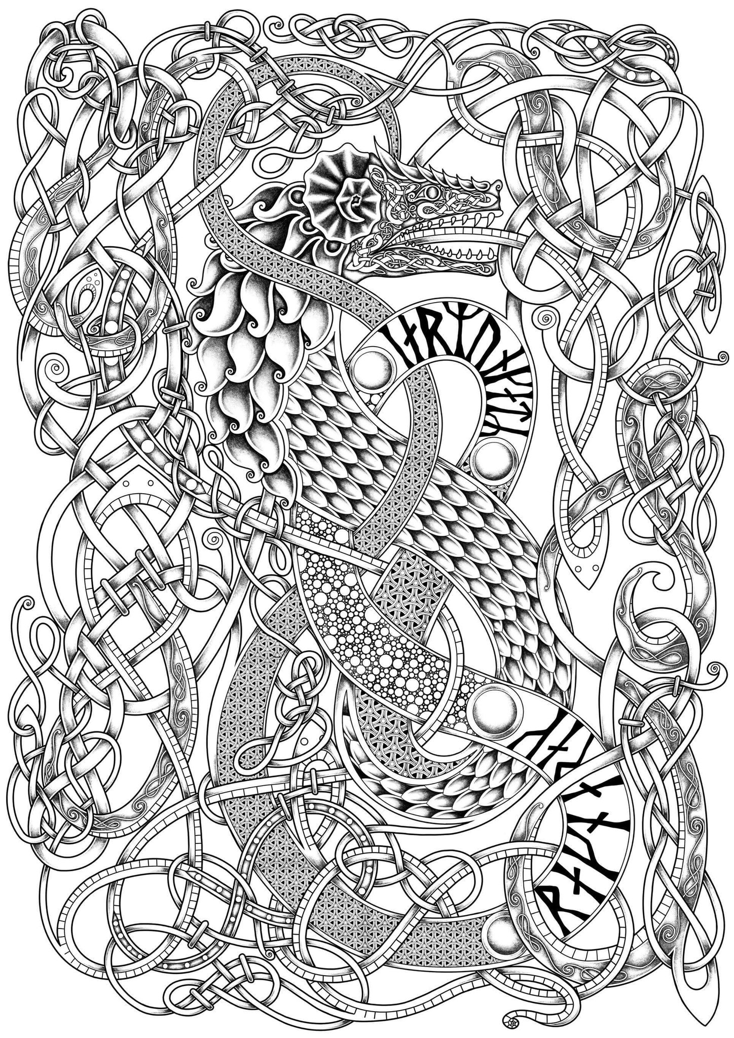 Norse Loki Coloring Pages