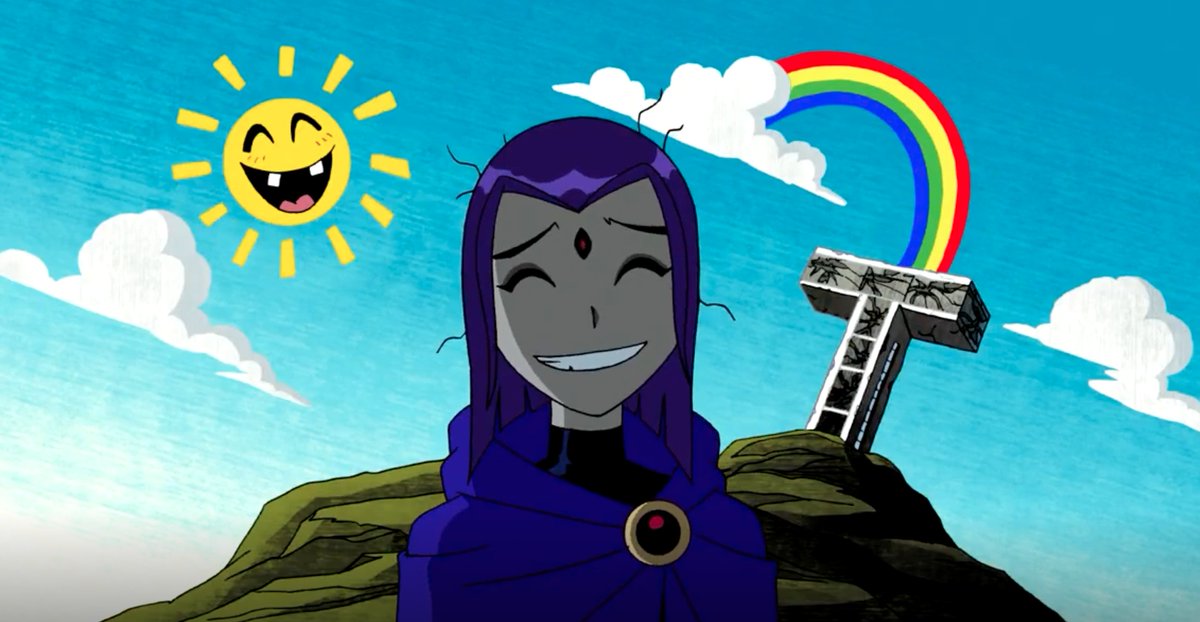 Teen Titans Raven Smiling