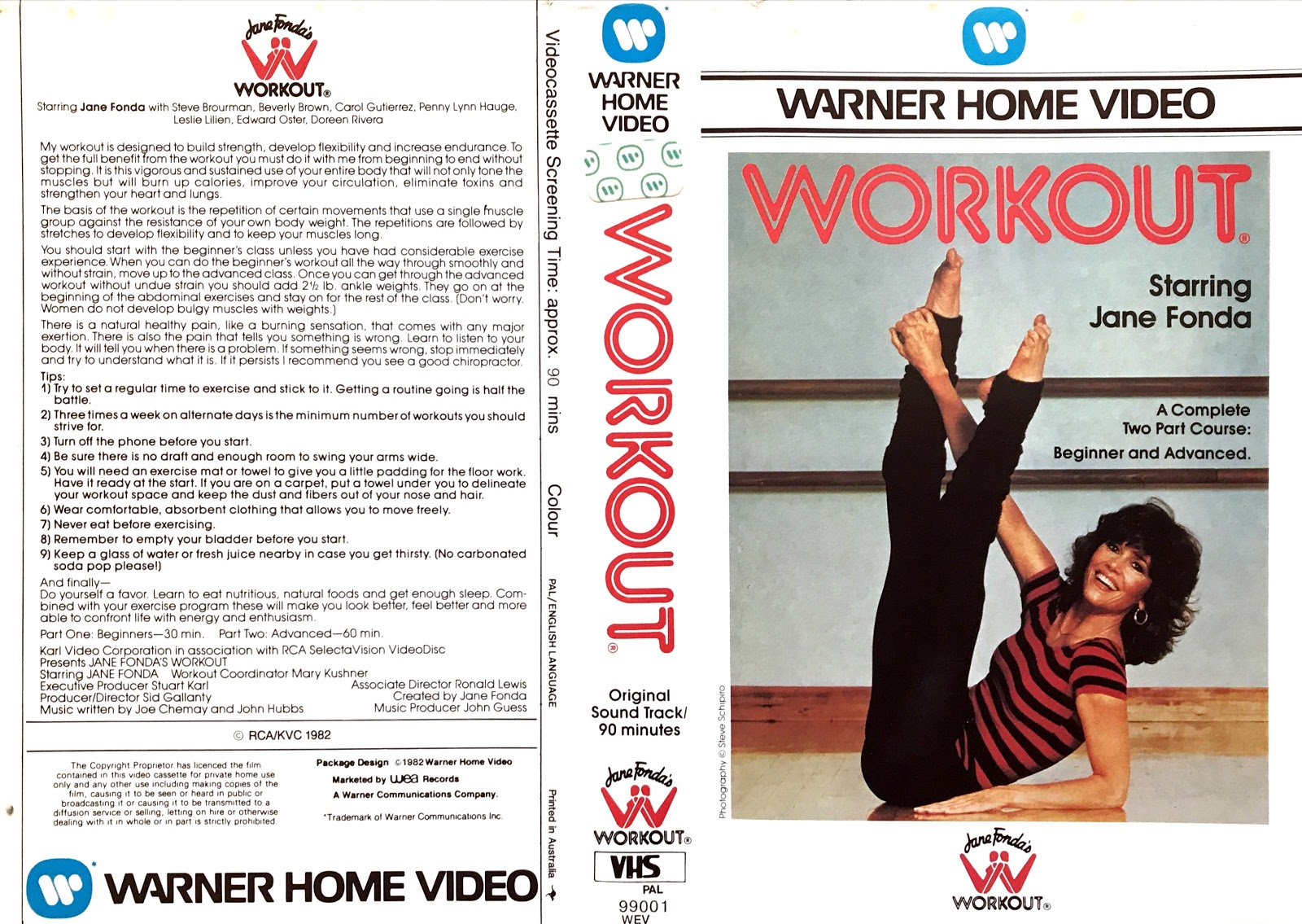 Jane Fonda Workout Vhs VHS JANE FONDA Workout LOT OF 2 TAPES