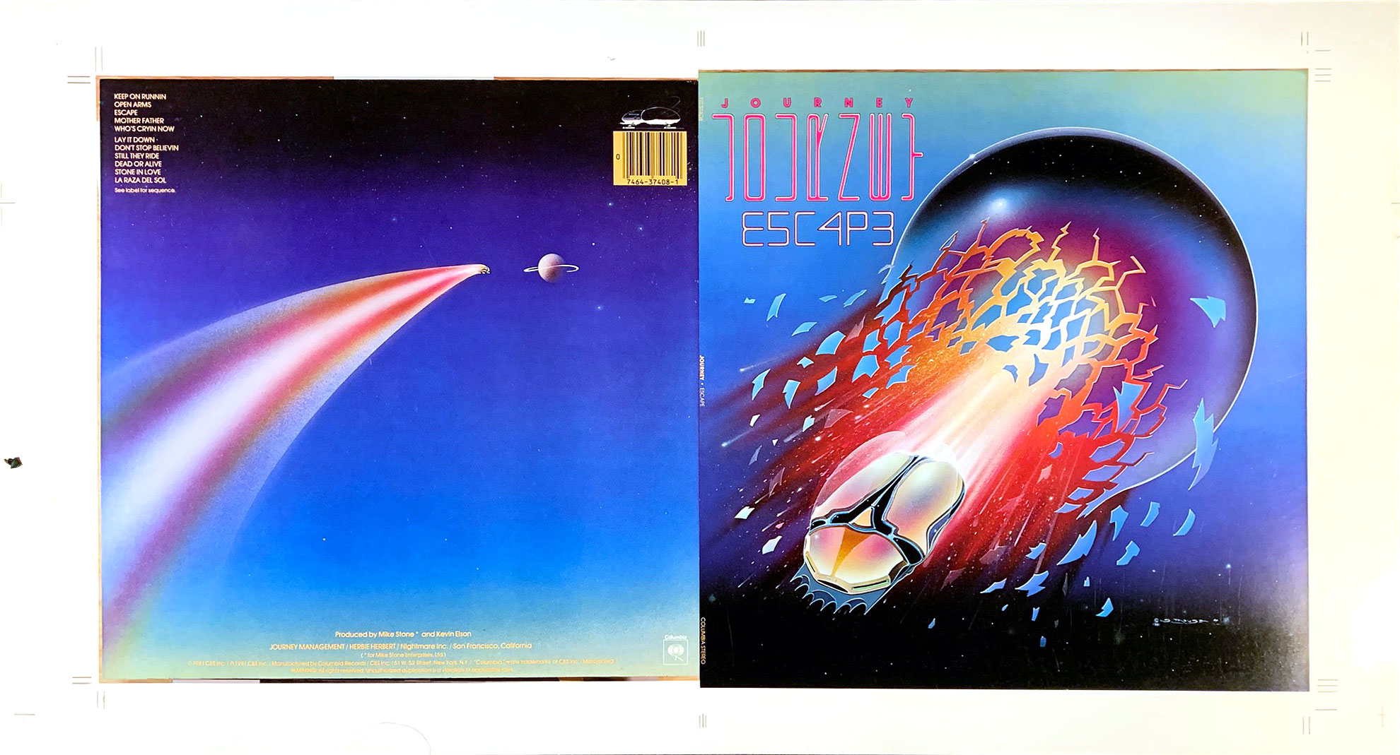 Journey Escape Album Cover