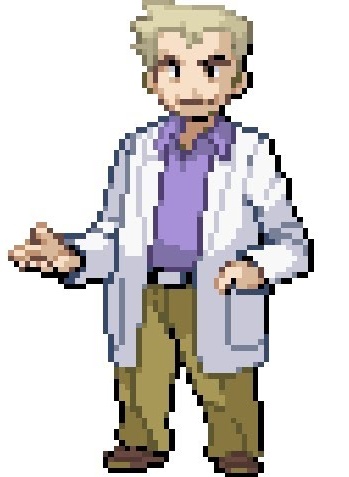 Pokemon Professor Oak Sprite