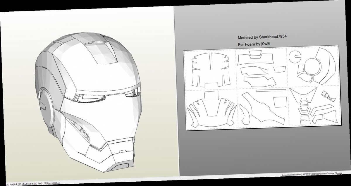 Iron man pepakura files - kuroc