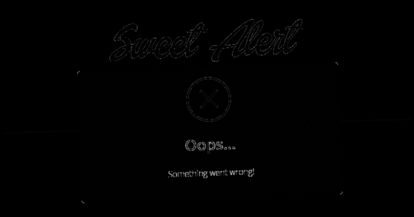 download the sweetalert css and javascript files / Twitter