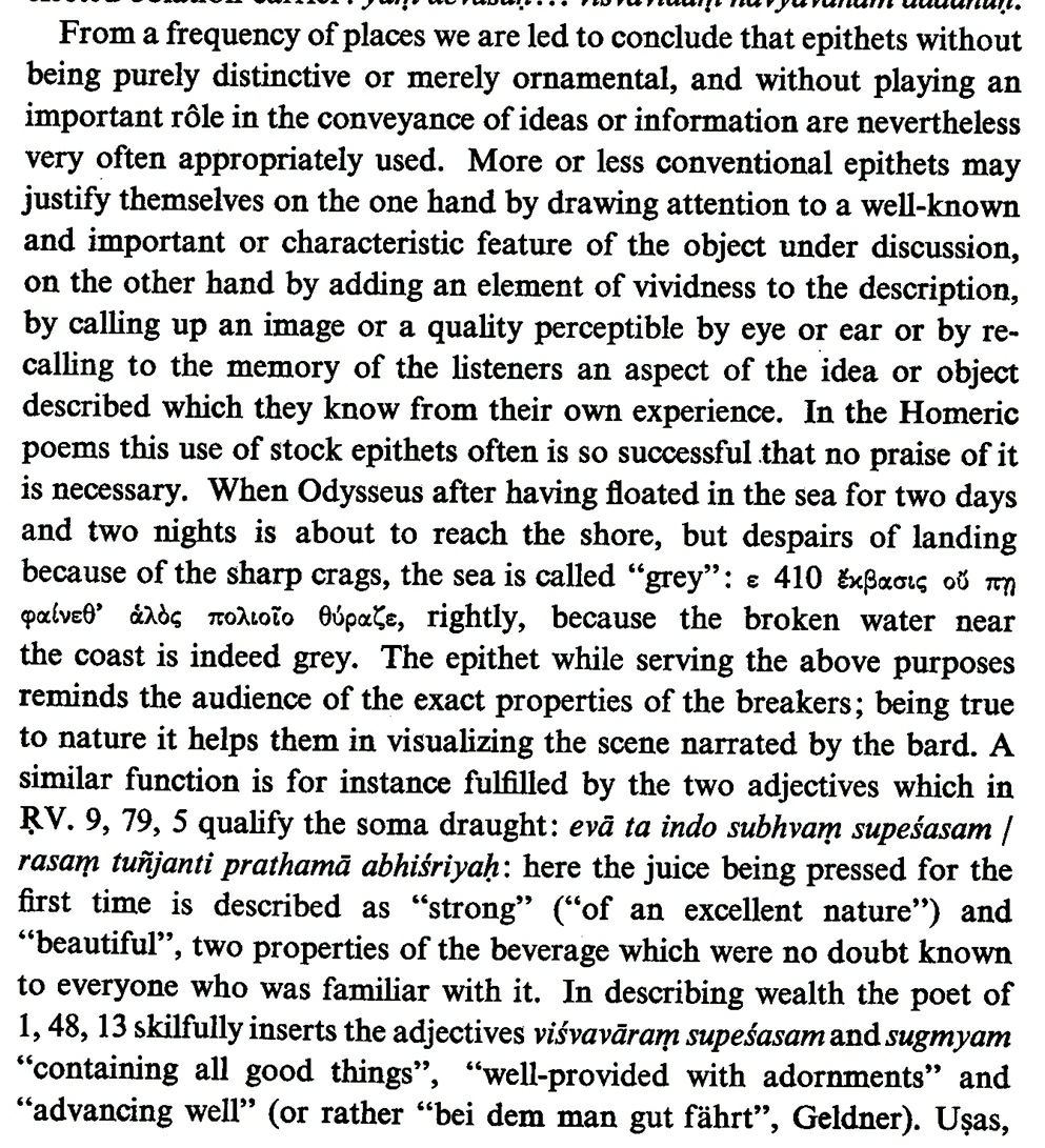 Thread by @nivrittijnandev, Ṛgvedic epithets (via syntagmata & other ...