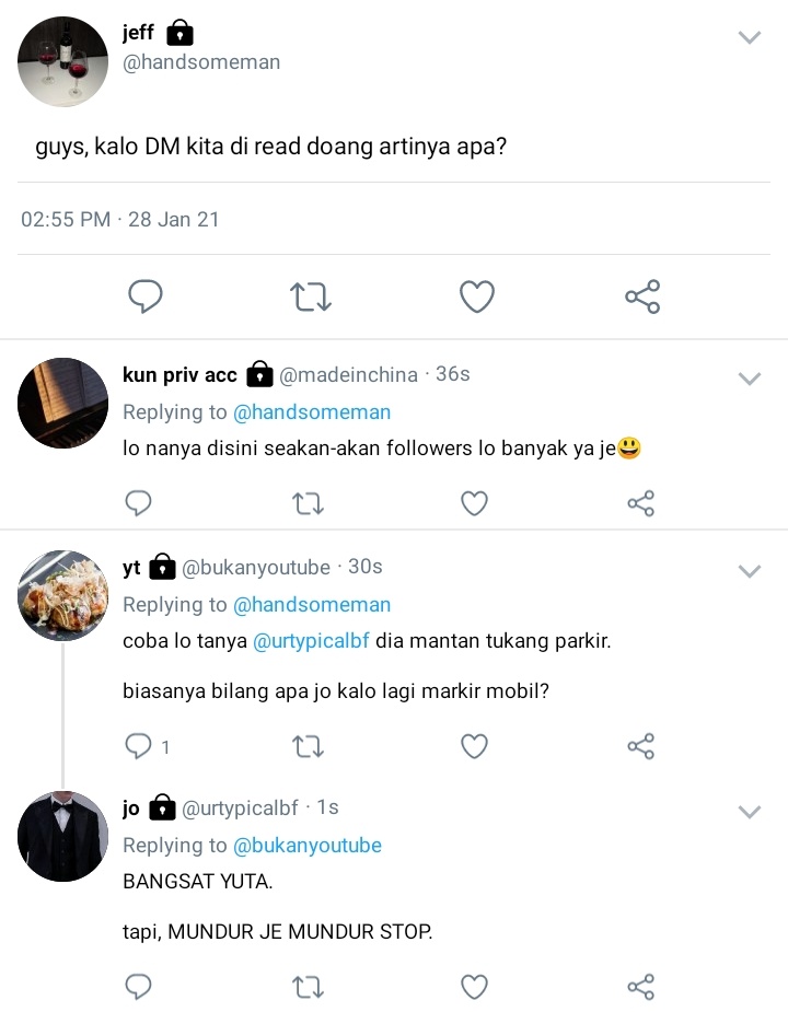 cin on Twitter: "66. disuruh mundur…