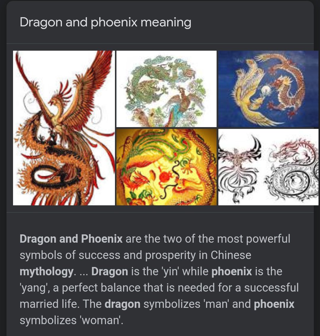 Phoenix And Dragon Symbolism