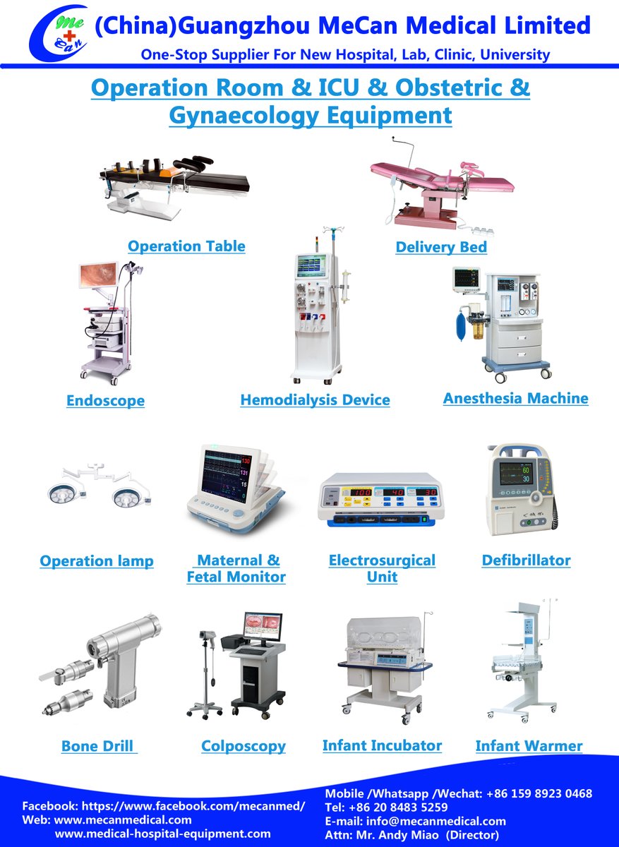 Hospital Room Equipment List