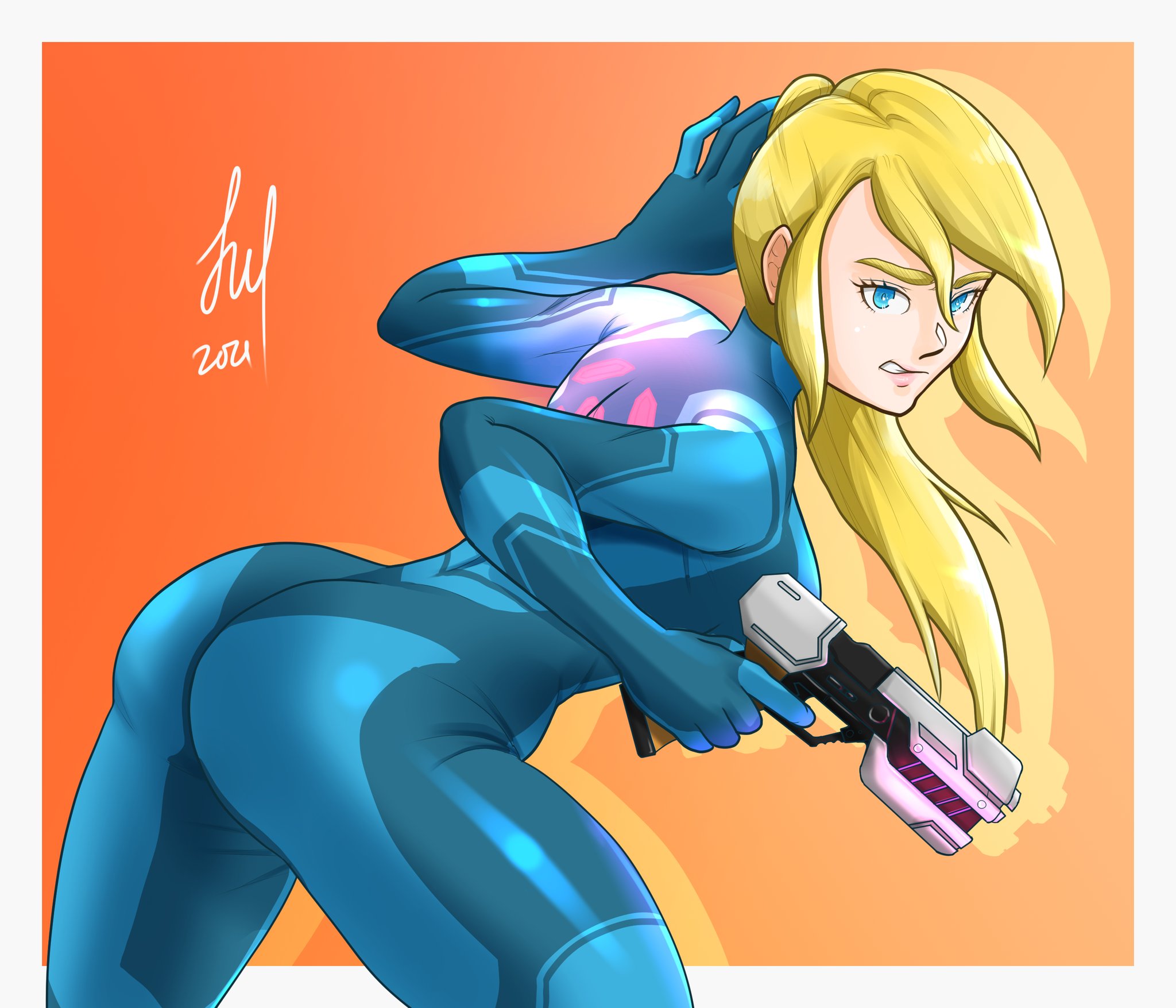 Zero Suit Samus Butt