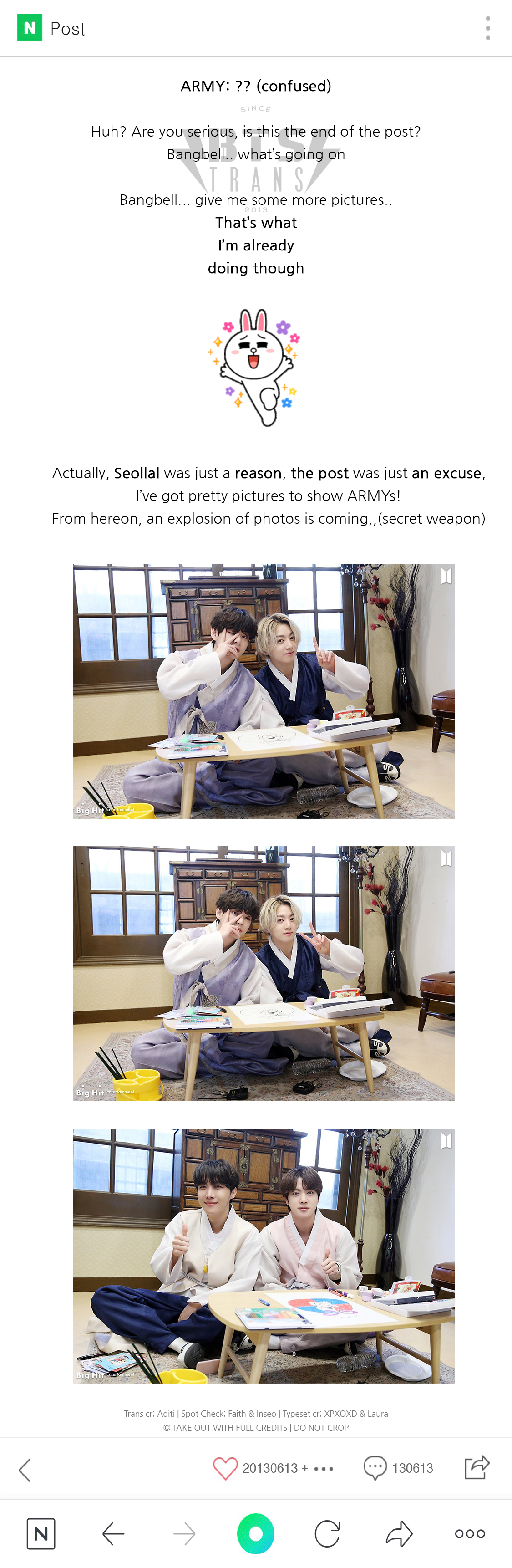 BTS Translations / Bangtansubs on Twitter: "🎊: 7-9 / 9 🔗https://t.co/PI00yoyzC5 Trans cr; Aditi ...