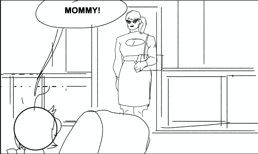 「drew a buff lady putting a dude in a headlock today for the」K.WROTEN 🍏の漫画