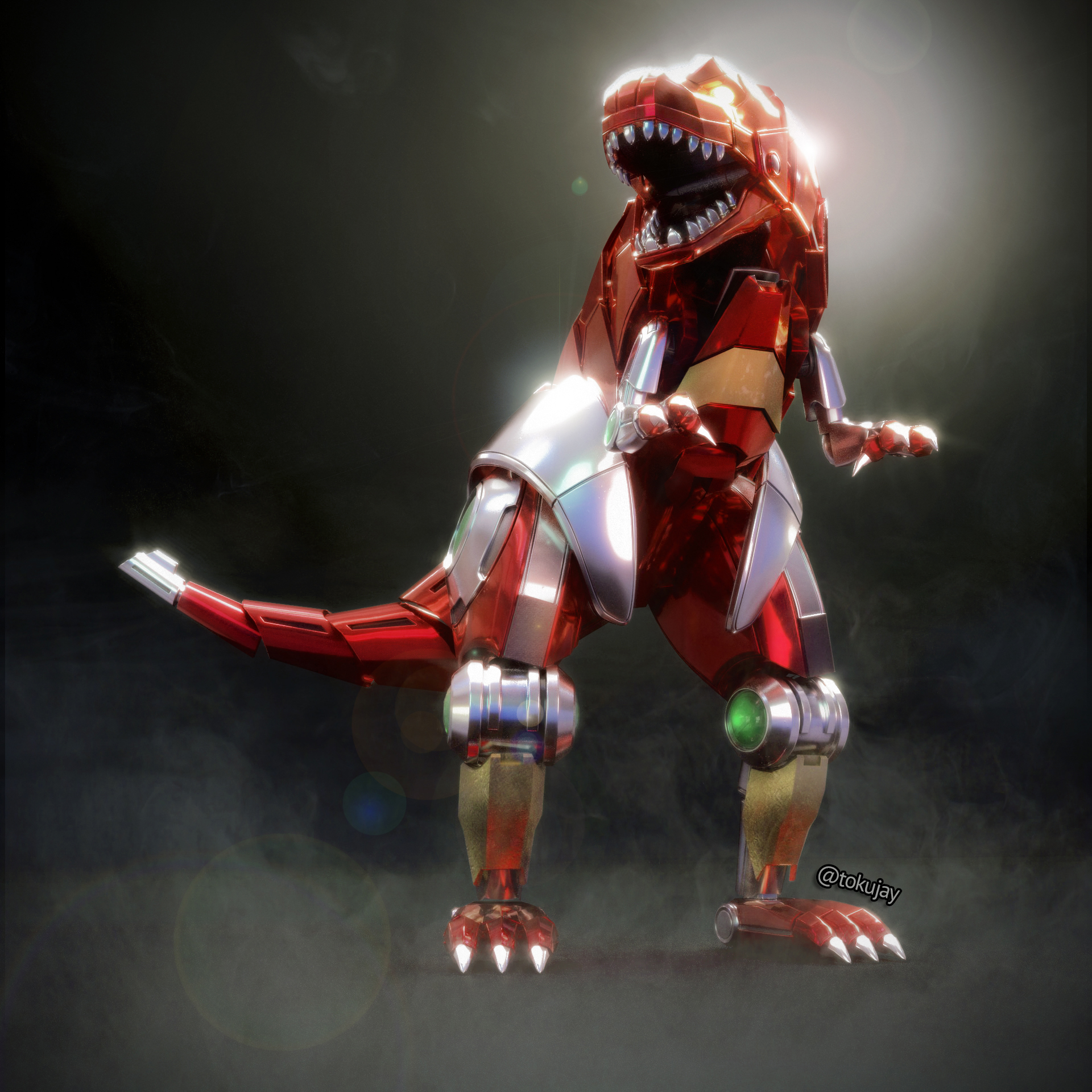 Tyrannosaurus Zord Art