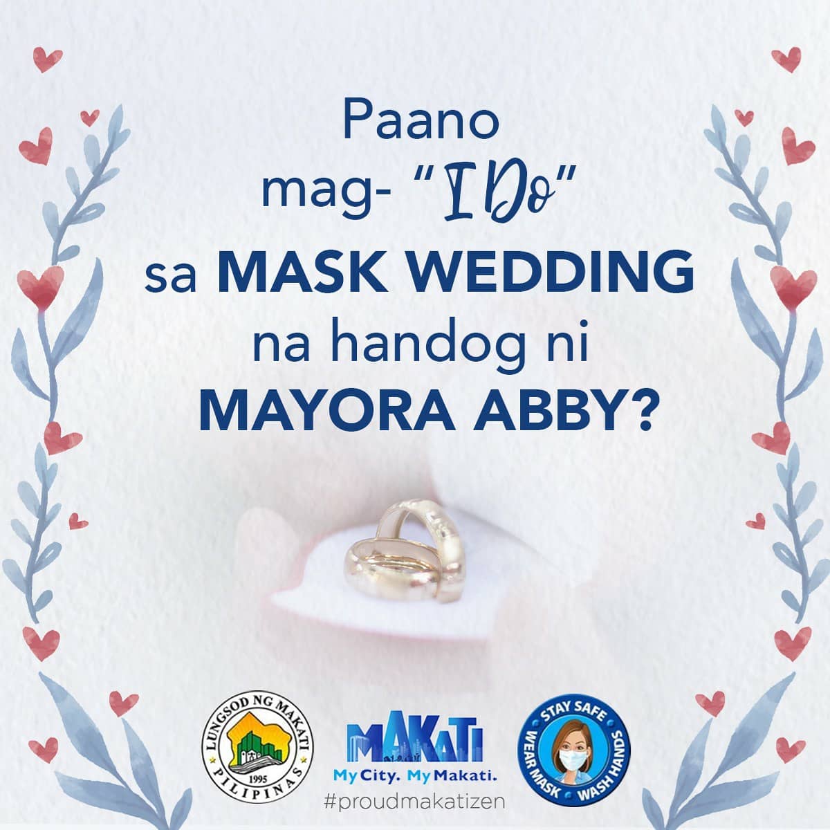Mayora Abby on Twitter: "TULOY ANG KASAL...kahit may pandemya! Para sa mga #ProudMakatizens na ...