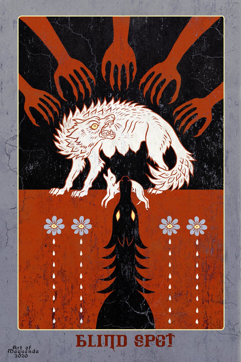 「Blind Spot 」💀🐺🌱ArtofMaquenda🍄👹🩸の漫画