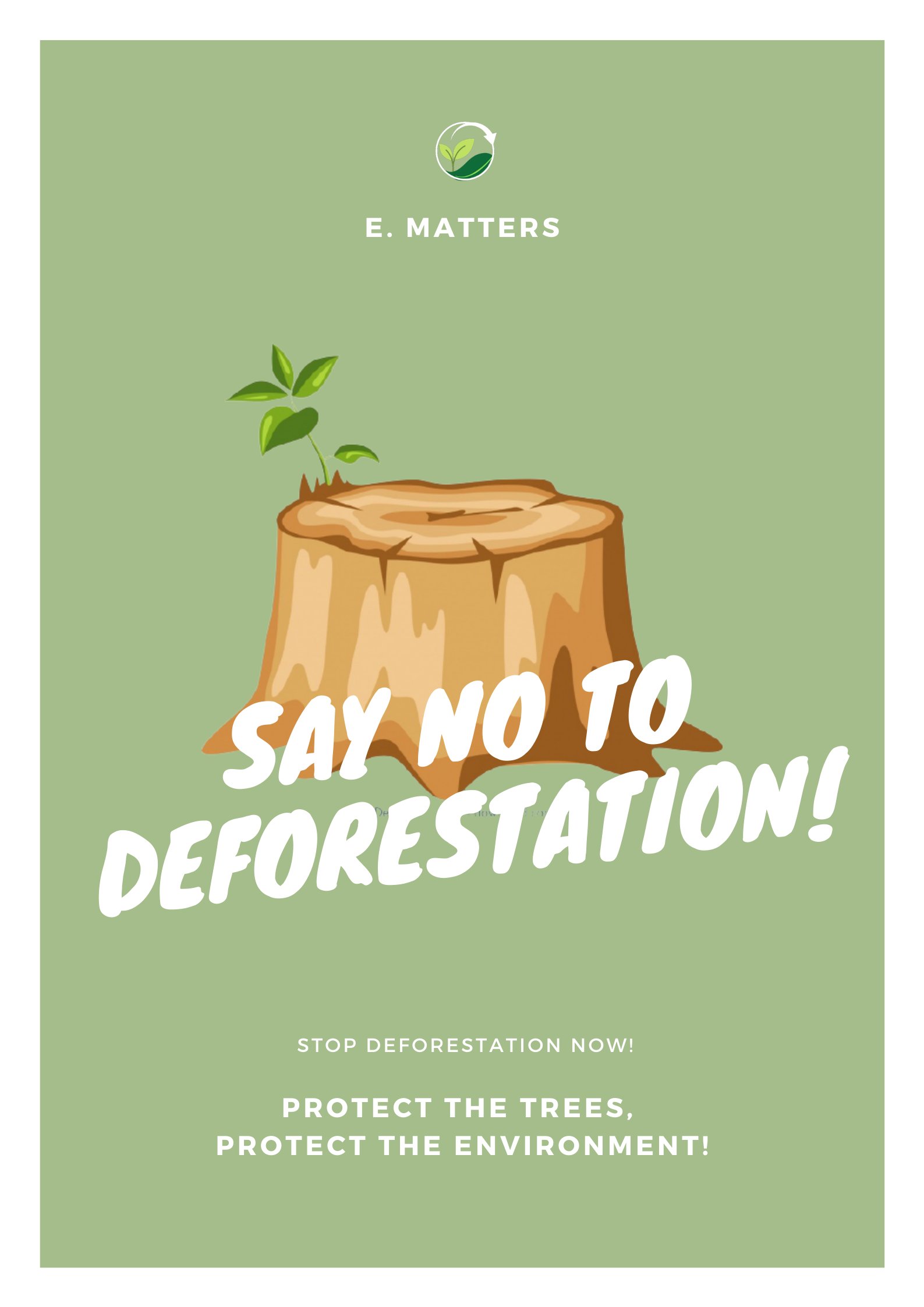 Stop Deforestation Posters