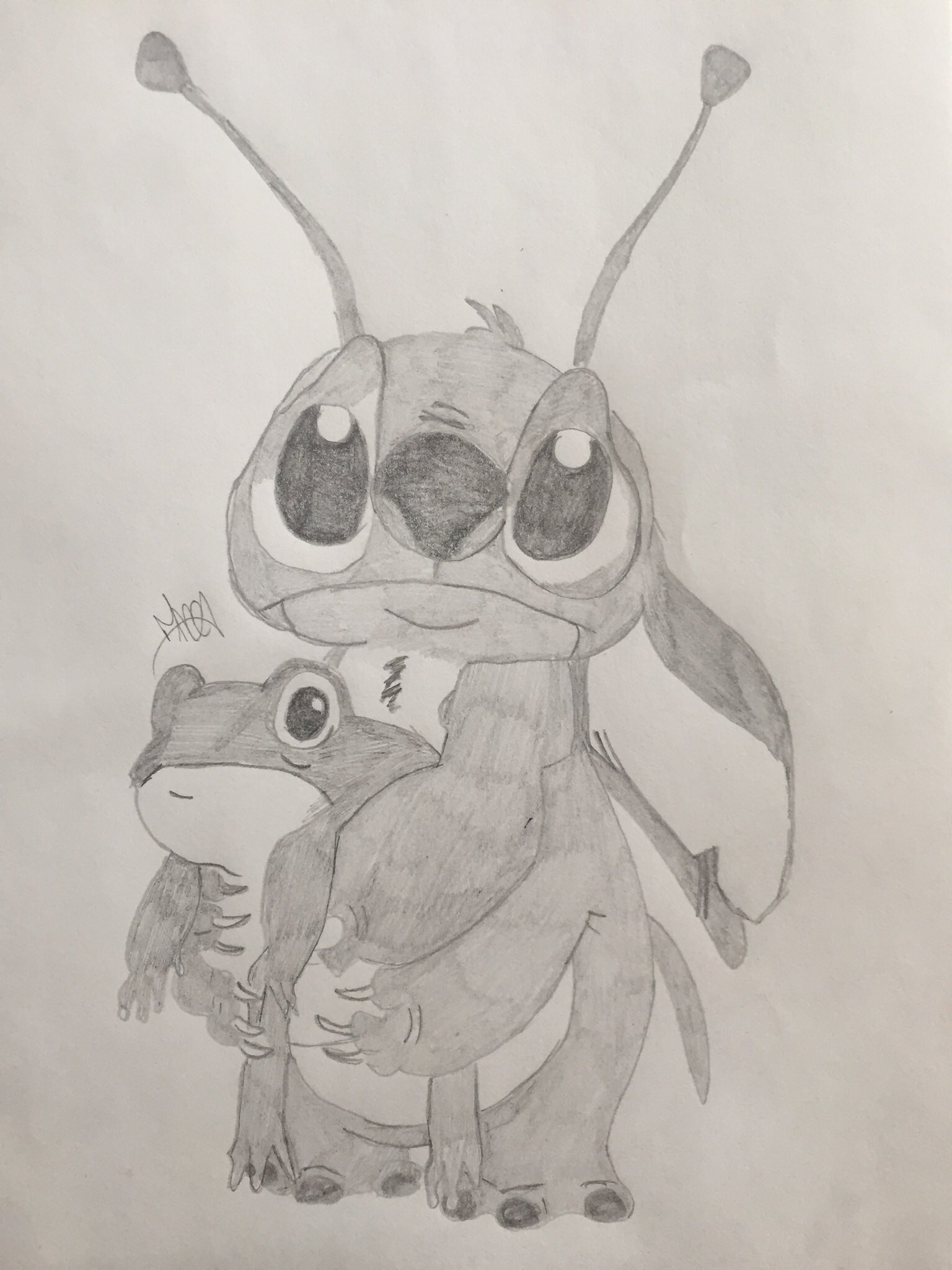 Sketches Of Lilo And Stitch