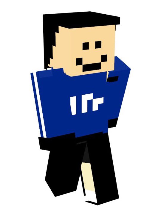 「Quackity's minecraft skin has a mullet I」|milk with iceのイラスト