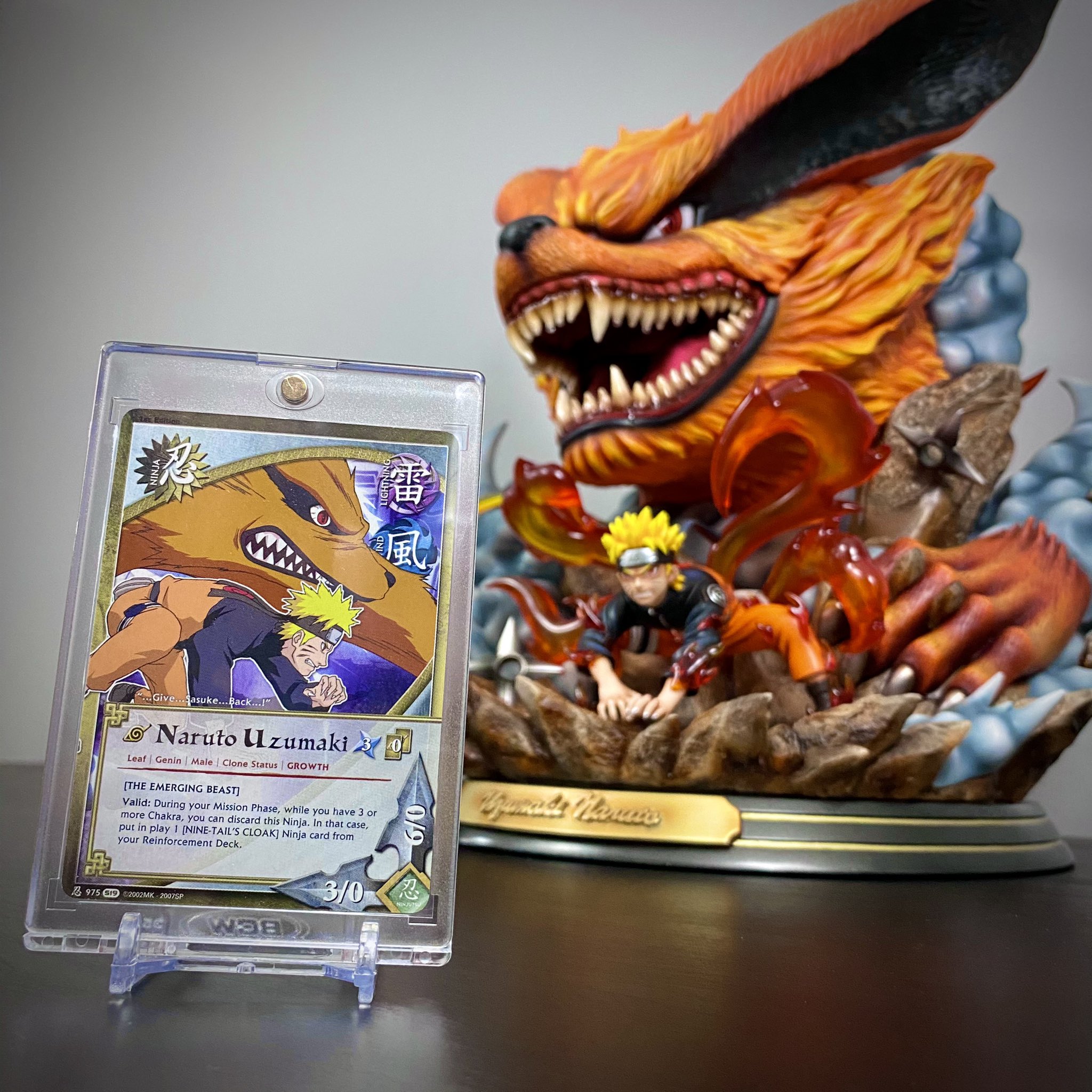 Naruto 9 Tails Cloak Card