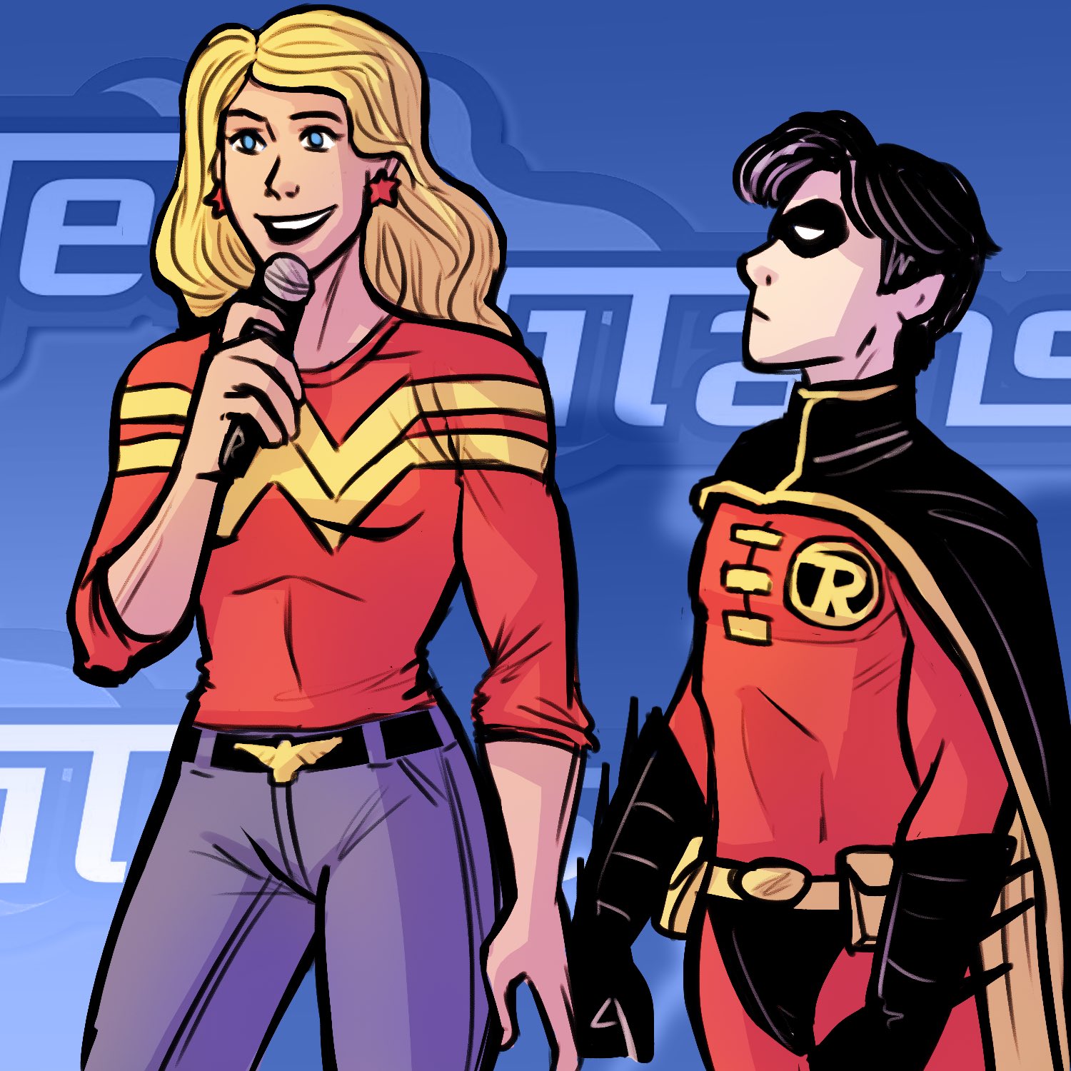 Tim Drake And Wonder Girl
